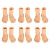 Alvinma 6 Pairs of Interactive Finger Puppets Mini Feet Left Right Foot ...