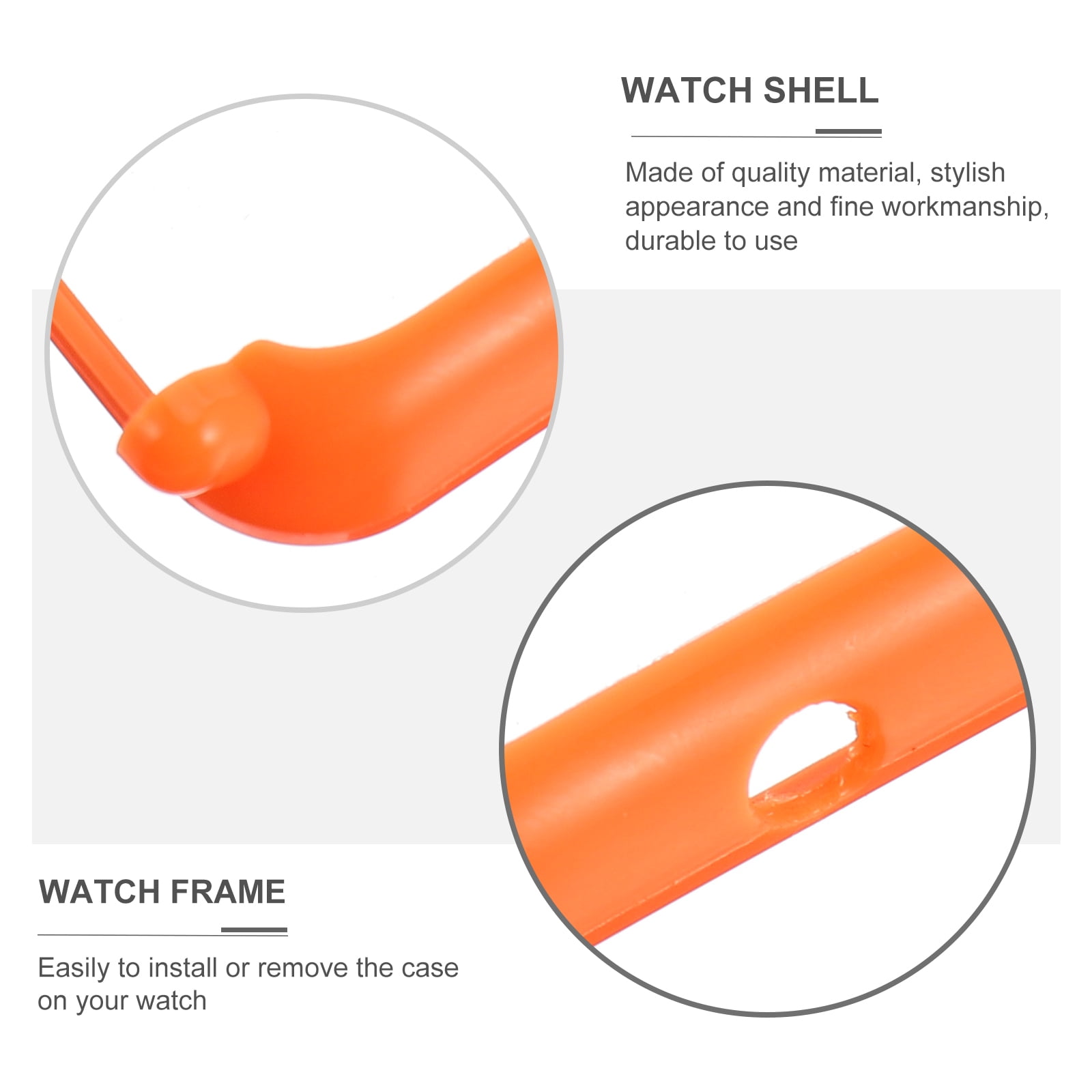 Alvinma Compatible Smartwatch Men Watch Case TPU Shockproof Bumper ...