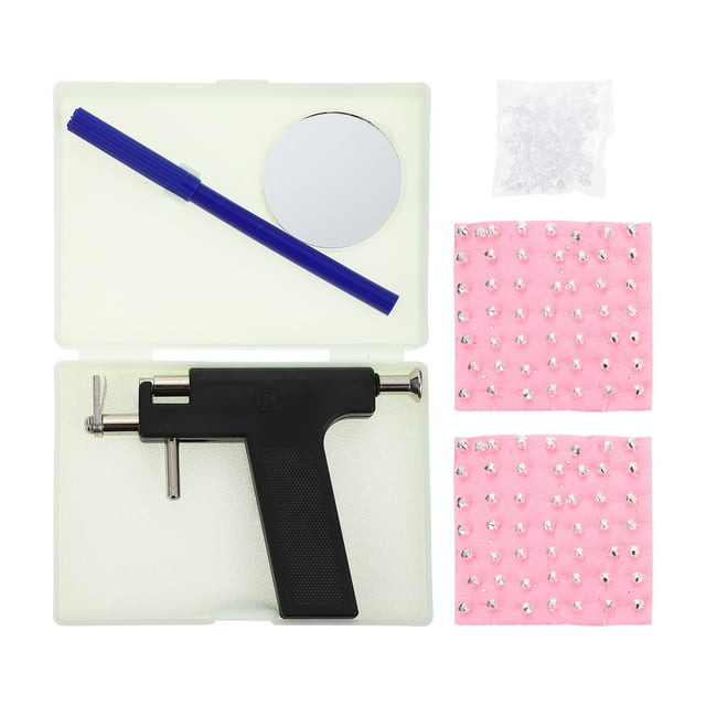 Alvinma Ear Piercing Tool Kit with Stainless Steel Earrings - Walmart.com