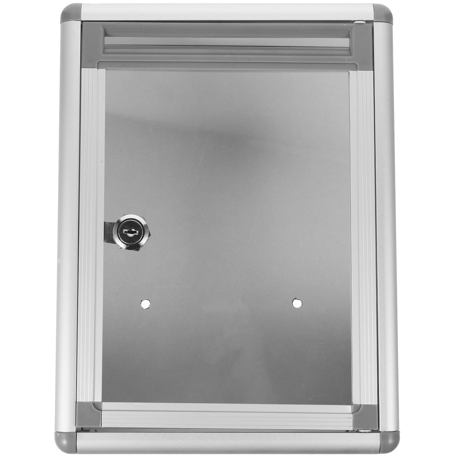 Alvinma Metal Donation Box with Lock for Business, Gray - Walmart.com