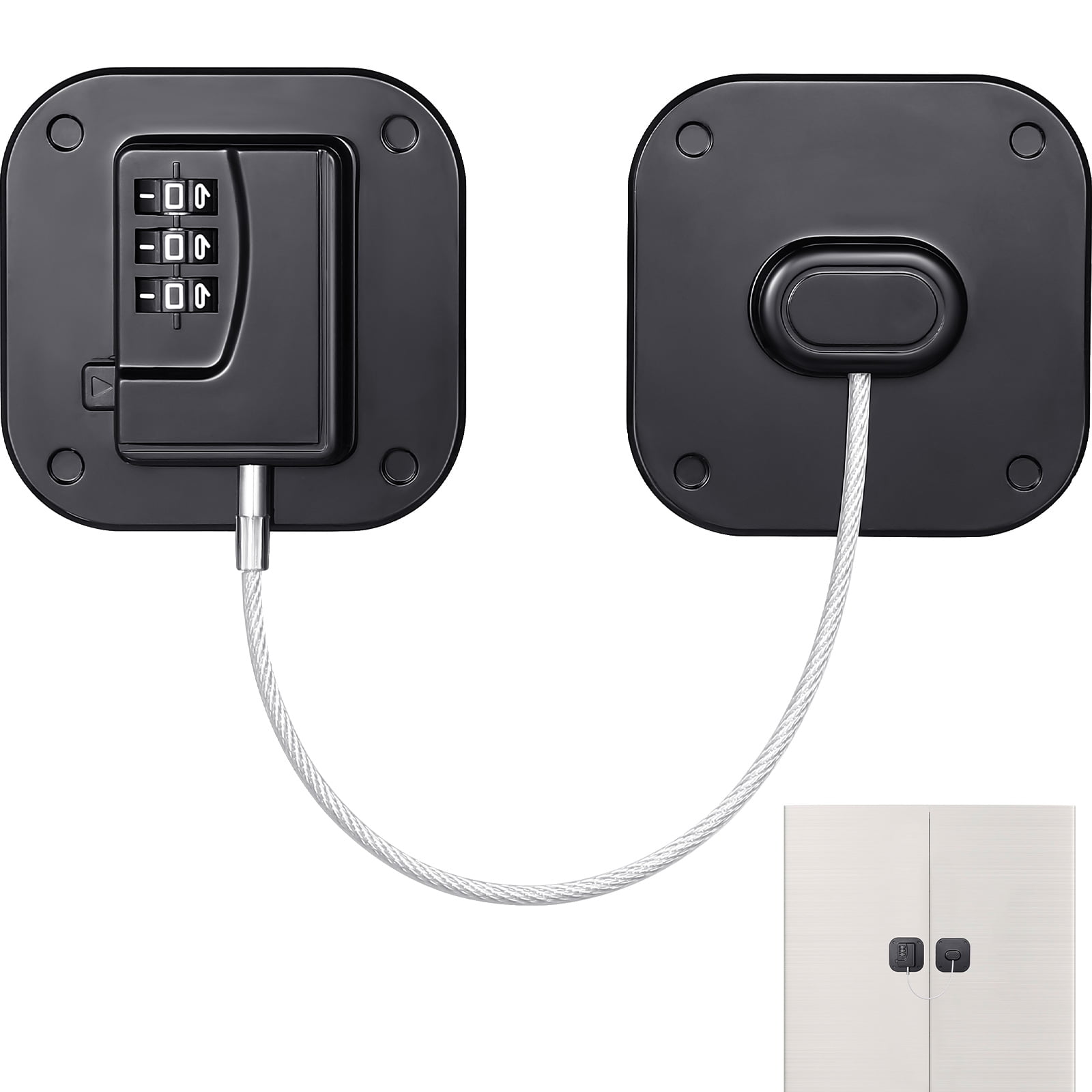 Alvinma Mini Fridge Lock Password Cabinet Lock Child Safety Lock File ...