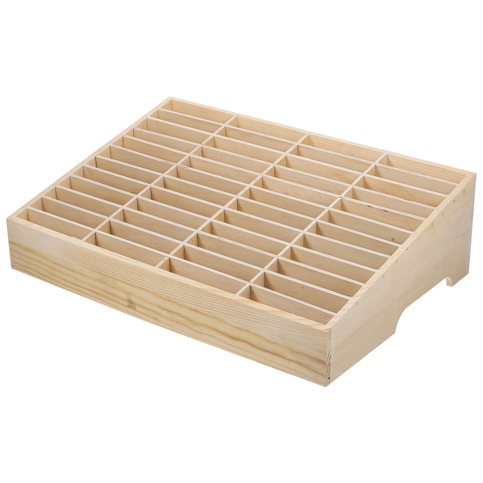 Alvinma Office Mobile Phone Organizing Box Wooden Multi-grid Cell Phone ...