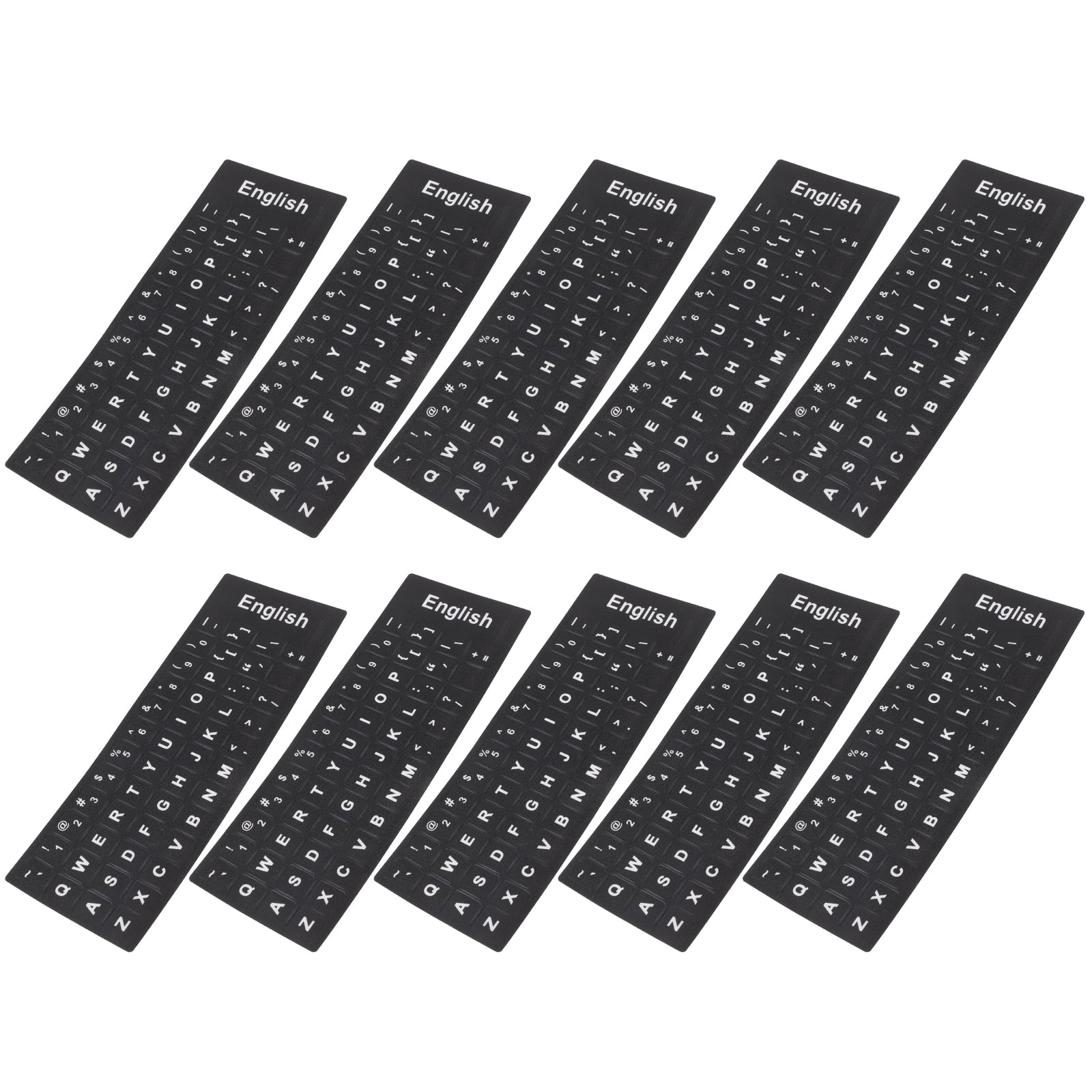 Alvinma PVC Keyboard Cover, Black and White 10 Counts - Walmart.com