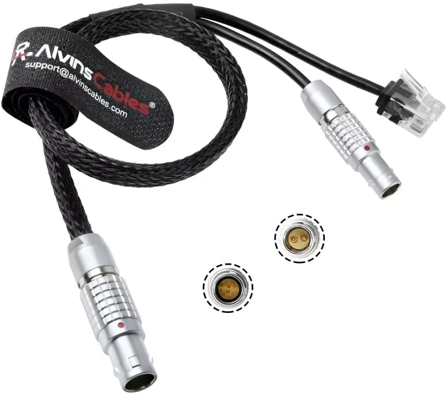 Alvins Cables Control Cable for ARRI ETH 10 Pin to RJ45 and 2 Pin Male ...