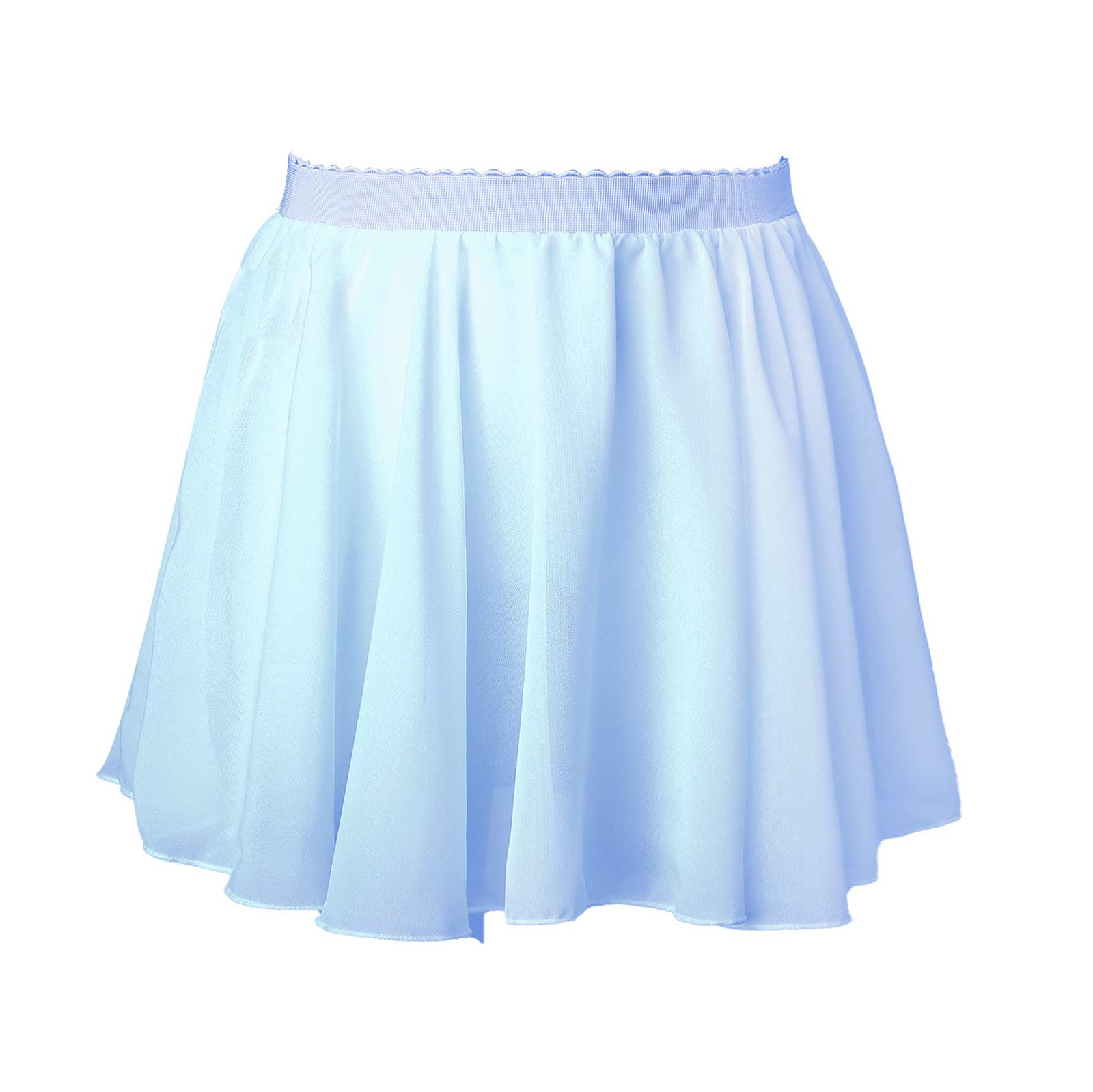 Alvivi Girl's Ballet Dance Wrap Skirts Circular Chiffon Pull-On Skirt ...