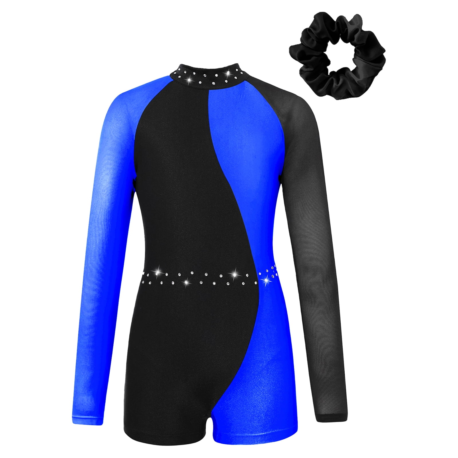 Alvivi Girls' 2 Pieces Biketards Tumbling Dance Outfits Gymnastics ...