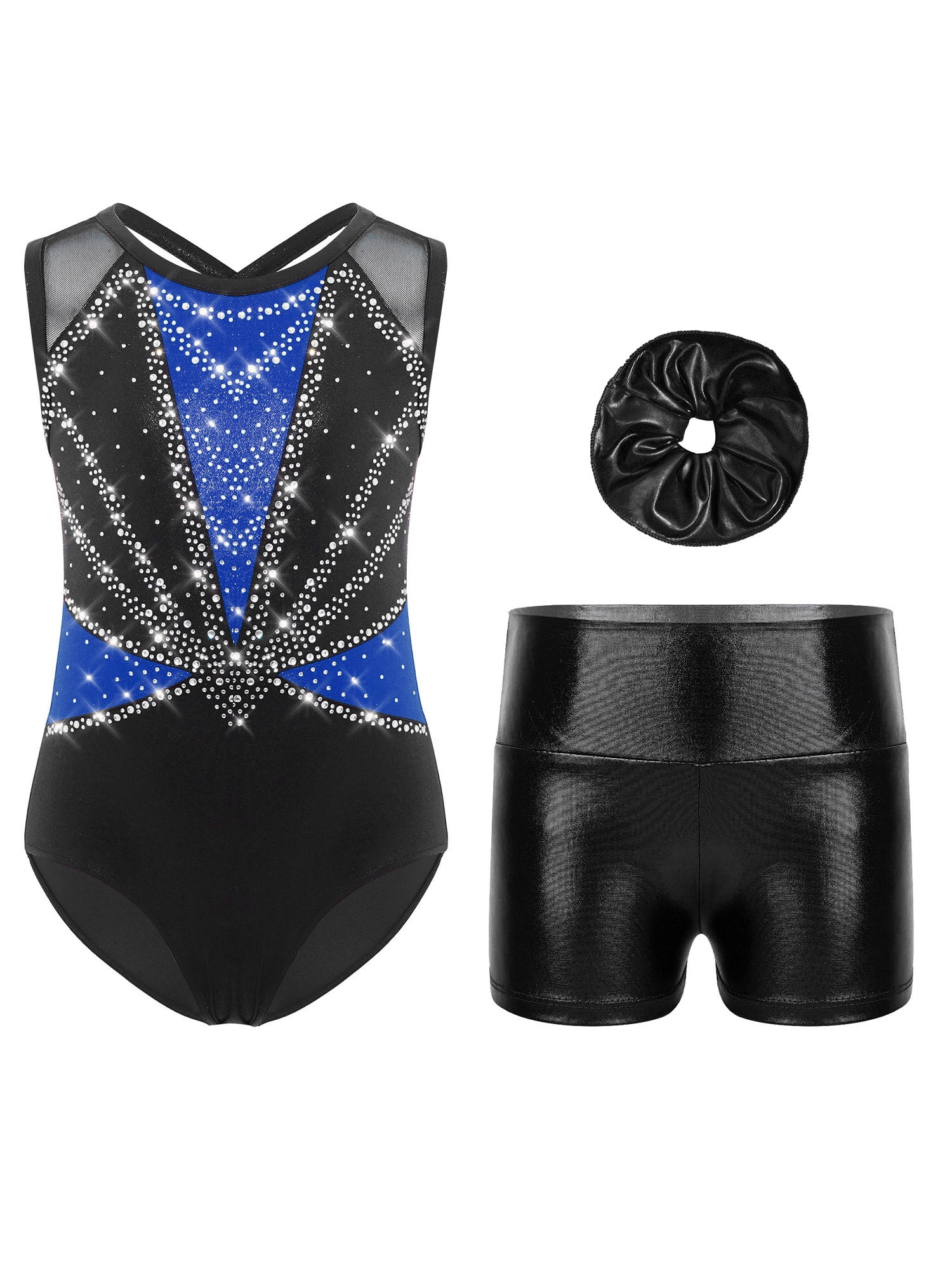 Alvivi Girls Ballet Leotards Dance Bodysuit Unitards with Tumbling ...