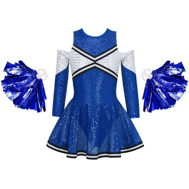 Alvivi Girls Cheerleading Outfit High School Carnival Competition ...