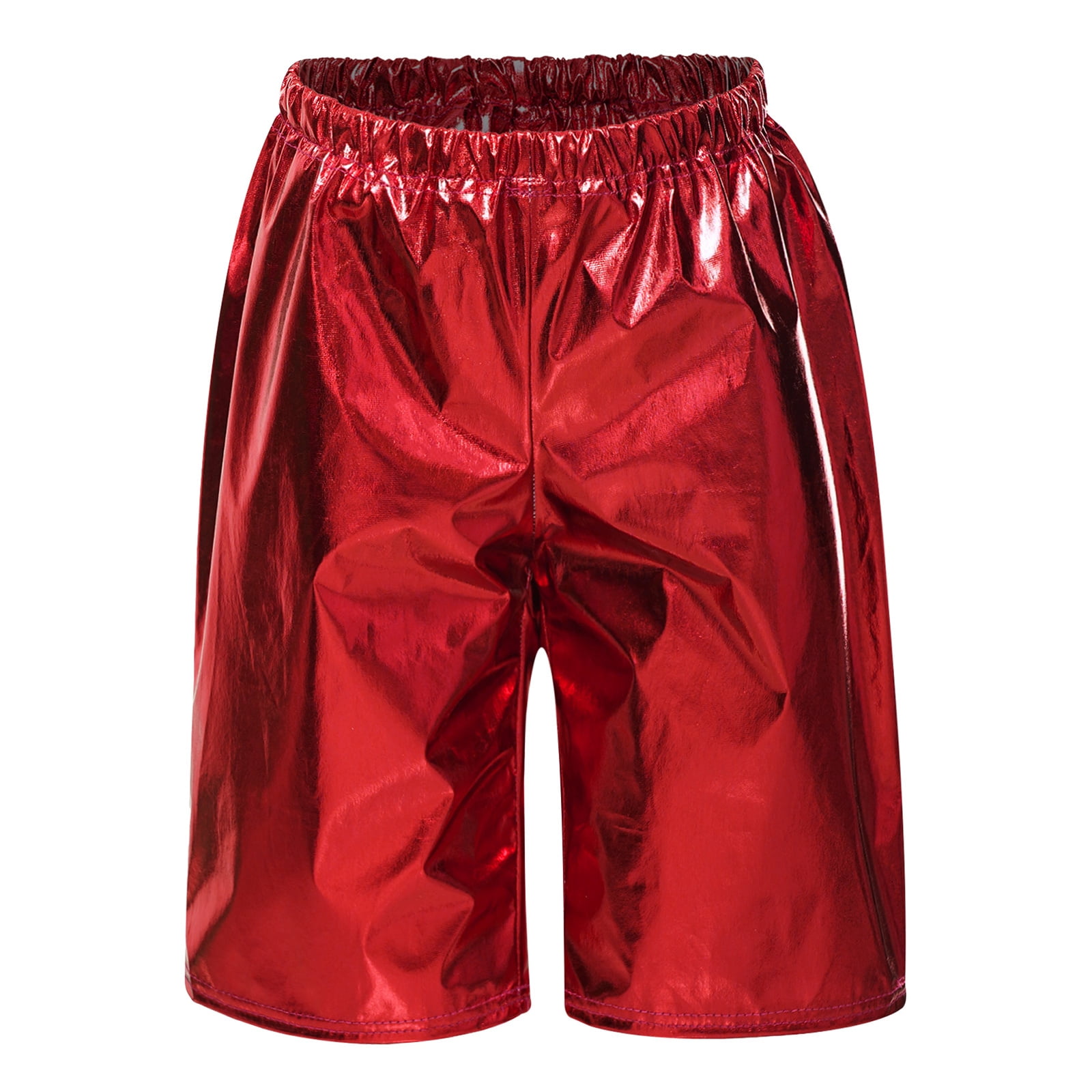 Alvivi Girls Metallic Shorts Shiny Jazz Street Dance Hot Short Stage ...