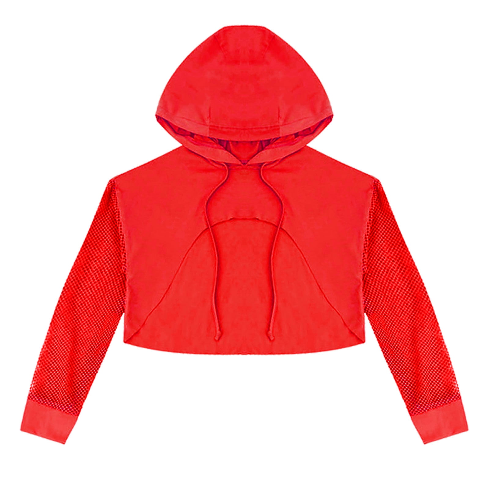 Alvivi Junior Girls Jazz Hip Hop Dance Performance Costume Drawstring ...