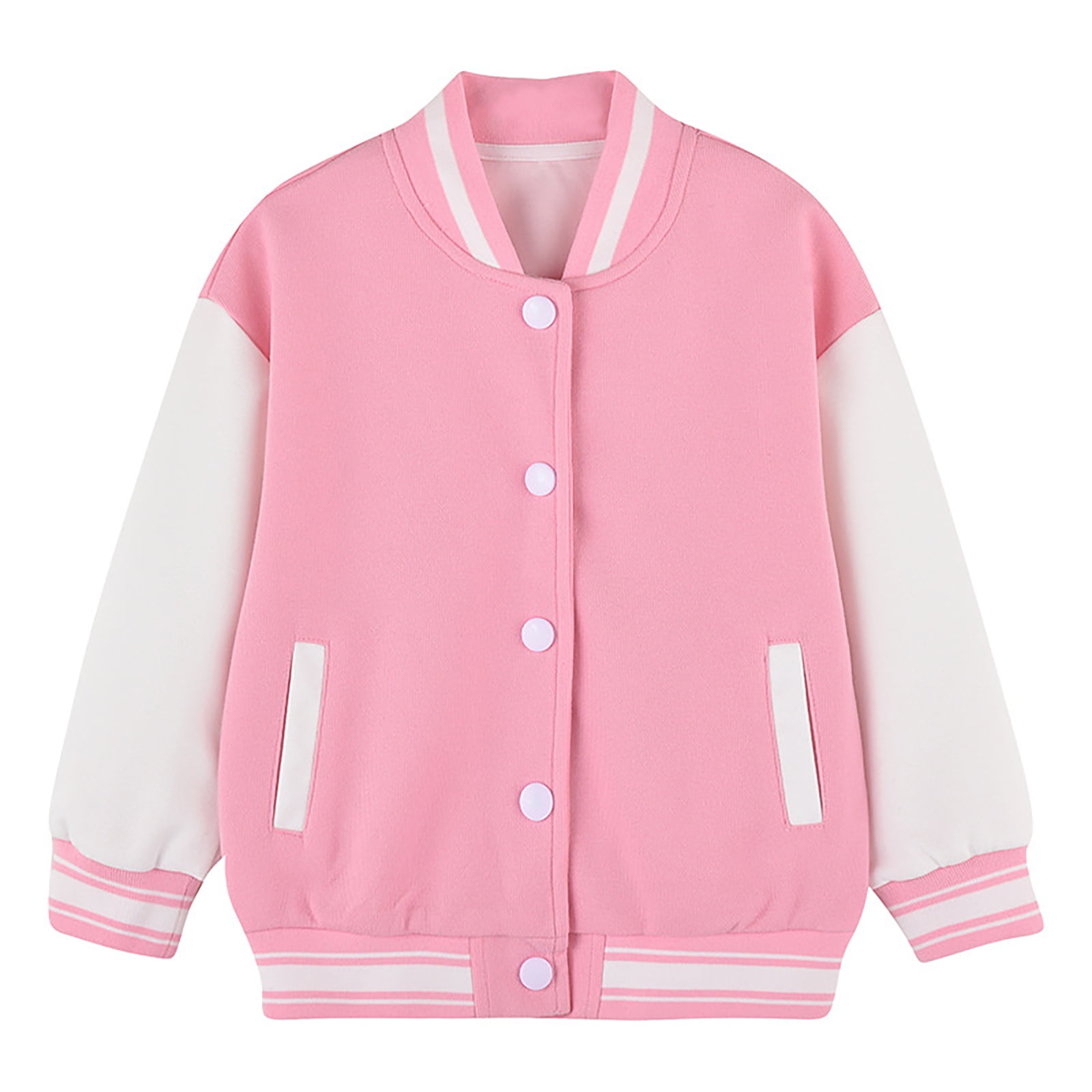 Alvivi Kids Boys Girls Baseball Jacket School Varsity Uniform Casual ...