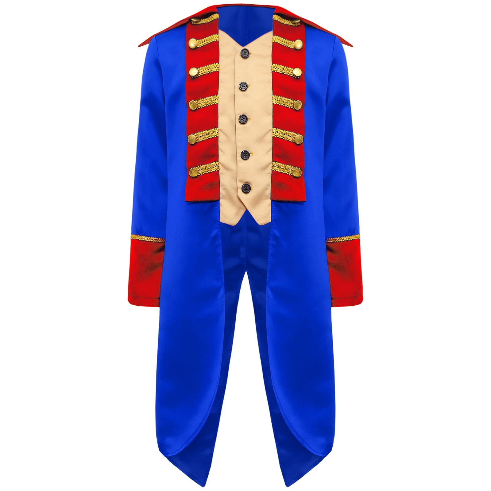 Alvivi Kids Colonial Historical Cosplay Dress Up British Tailcoat ...