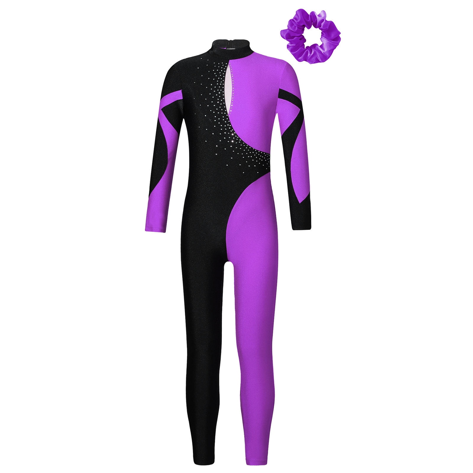 Alvivi Kids Girls Full Body Dance Unitards Bodysuit Gymnastics Leotards ...