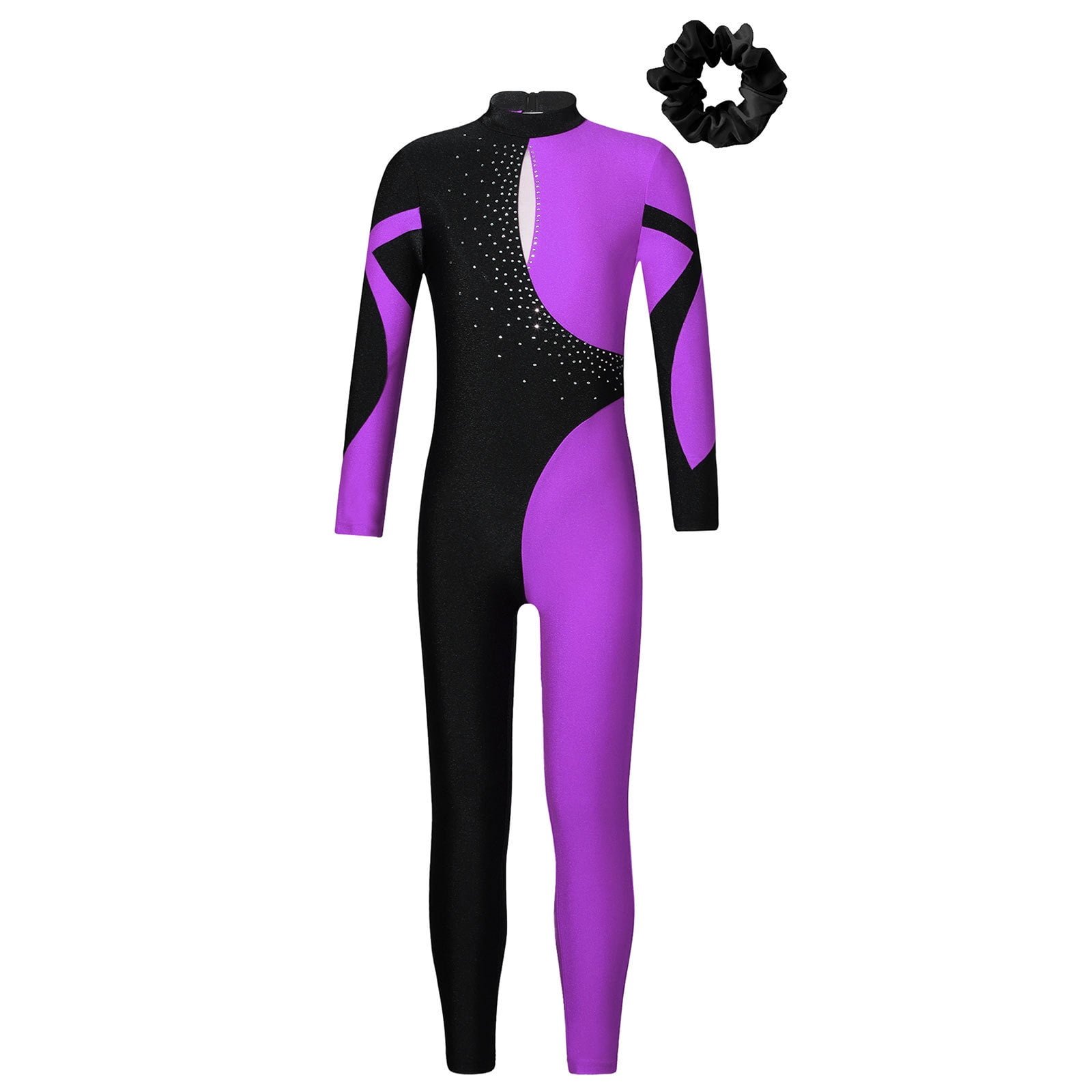 Alvivi Kids Girls Full Body Dance Unitards Bodysuit Gymnastics Leotards ...