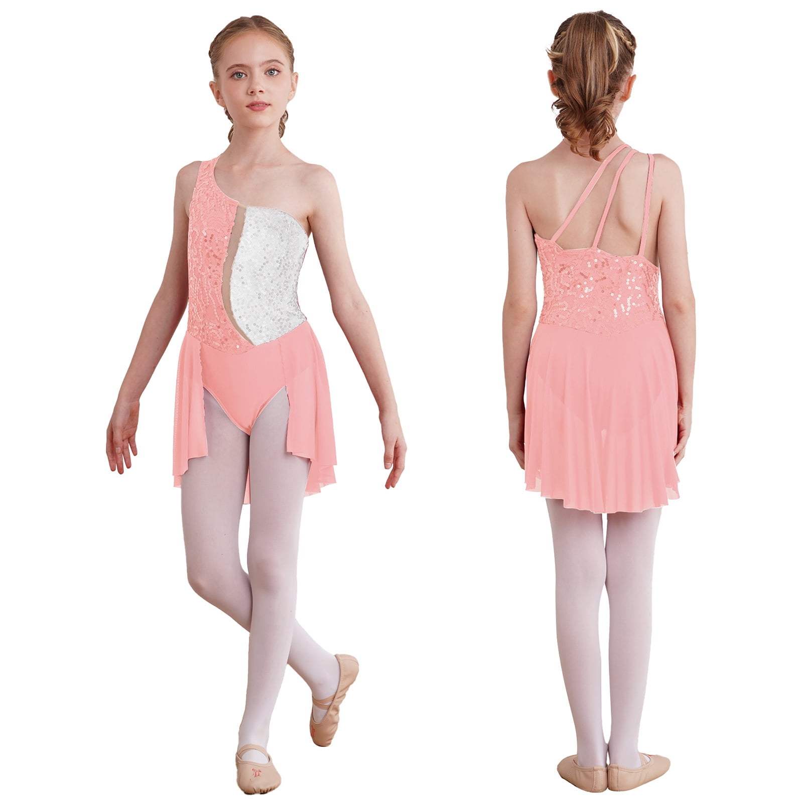 Alvivi Kids Girls Lyrical Ballet Dance Dress Modern Contemporary ...