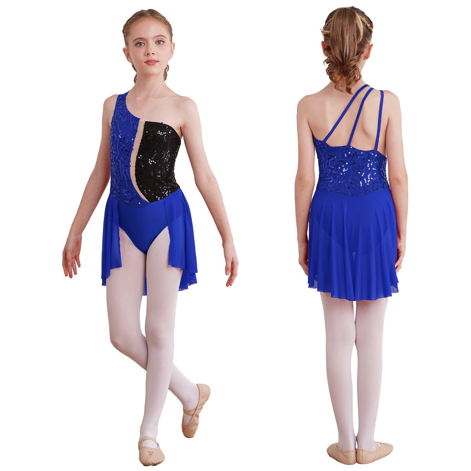 Alvivi Kids Girls Lyrical Ballet Dance Dress Modern Contemporary ...
