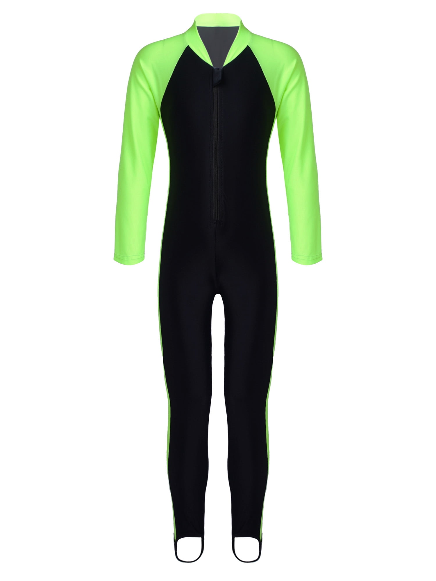 Alvivi Kids Girls One Piece Long Sleeve Swimsuits UPF 50+ UV Sun ...