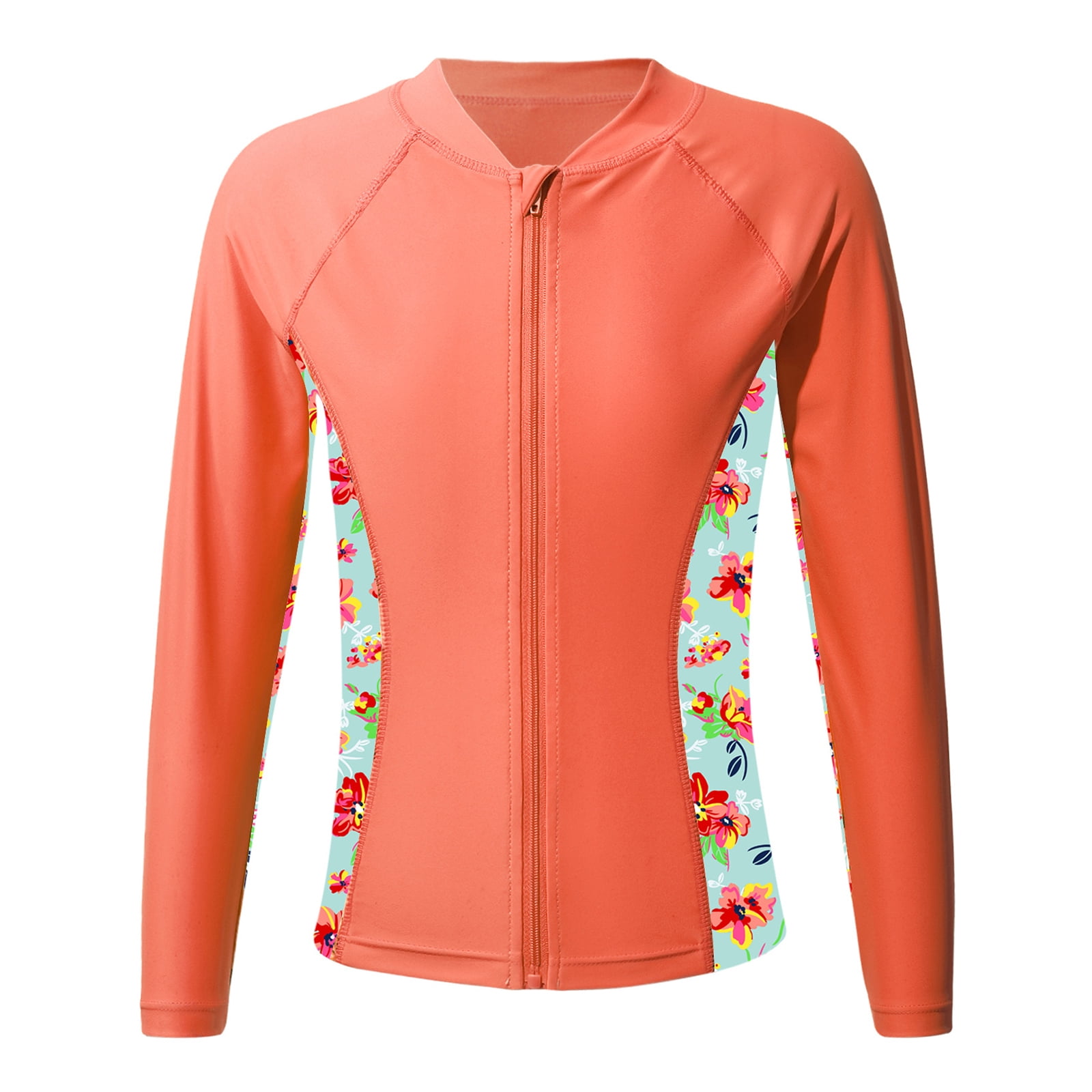Alvivi Kids Girls UPF 50+ Long Sleeve Sun Protective Rash Guard ...