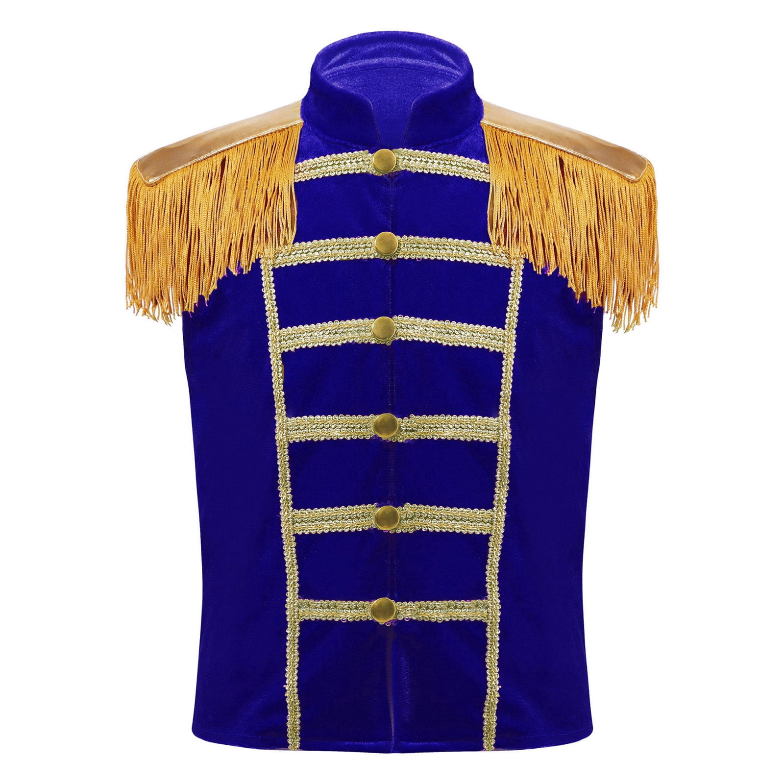 Alvivi Kids Halloween Circus Ringmaster Tassel Vest Waistcoat ...