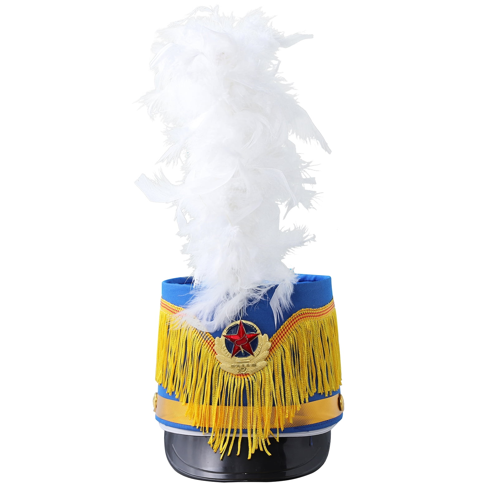 Alvivi Kids Majorette Toy Soldier Hats Drum Band Drummer Hats for Boy ...