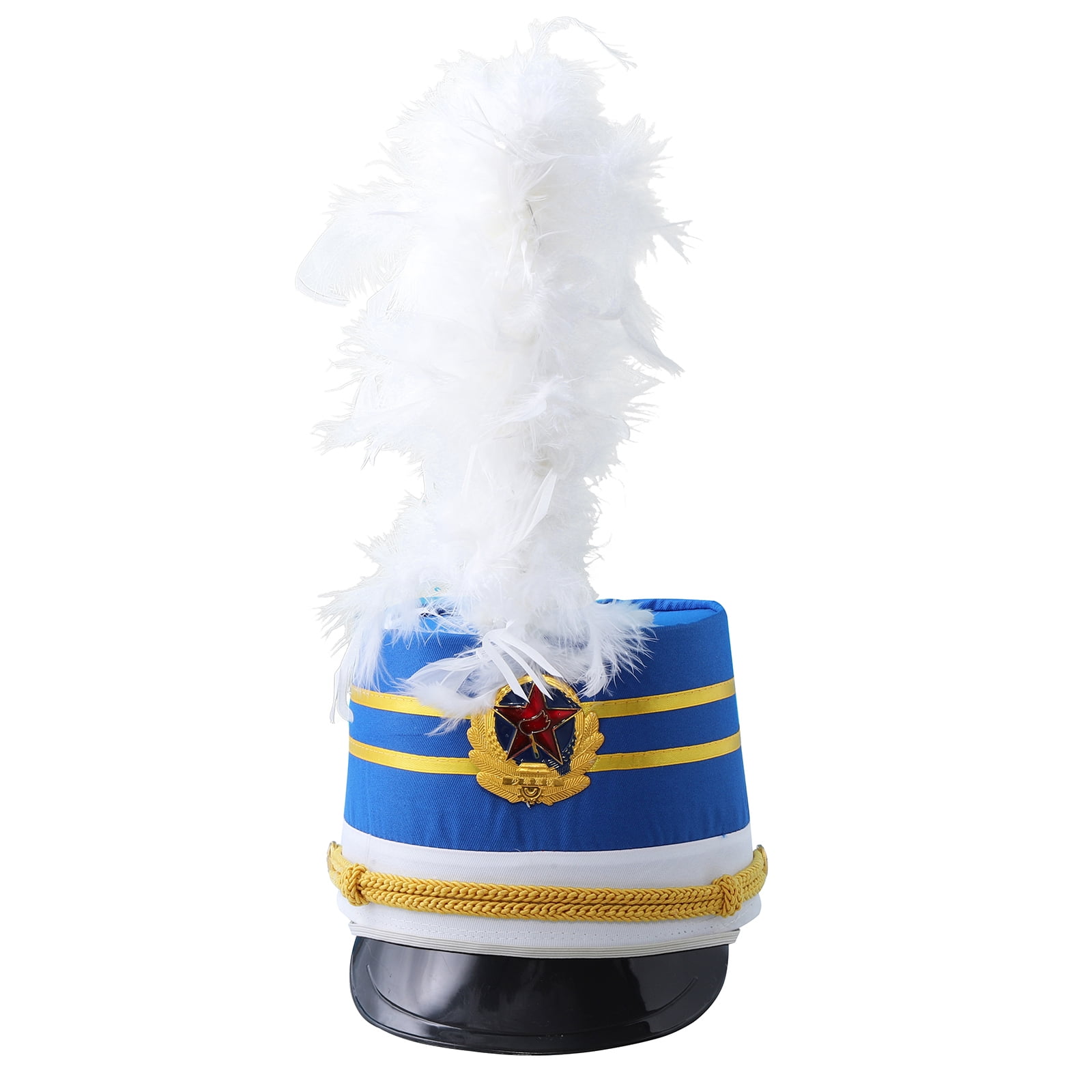 Alvivi Kids Majorette Toy Soldier Hats Drum Band Drummer Hats for Boy ...