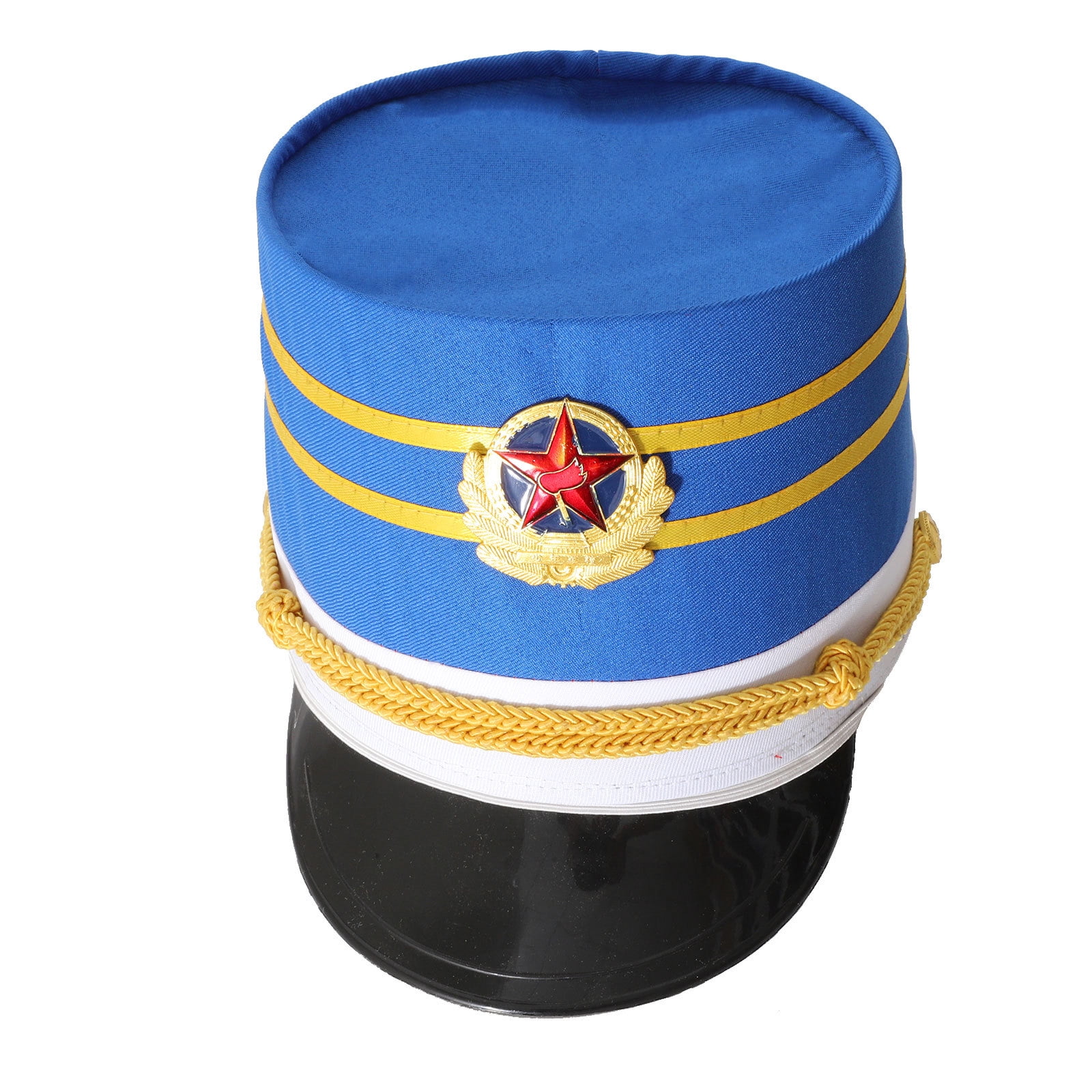 Alvivi Kids Majorette Toy Soldier Hats Drum Band Drummer Hats for Boy ...