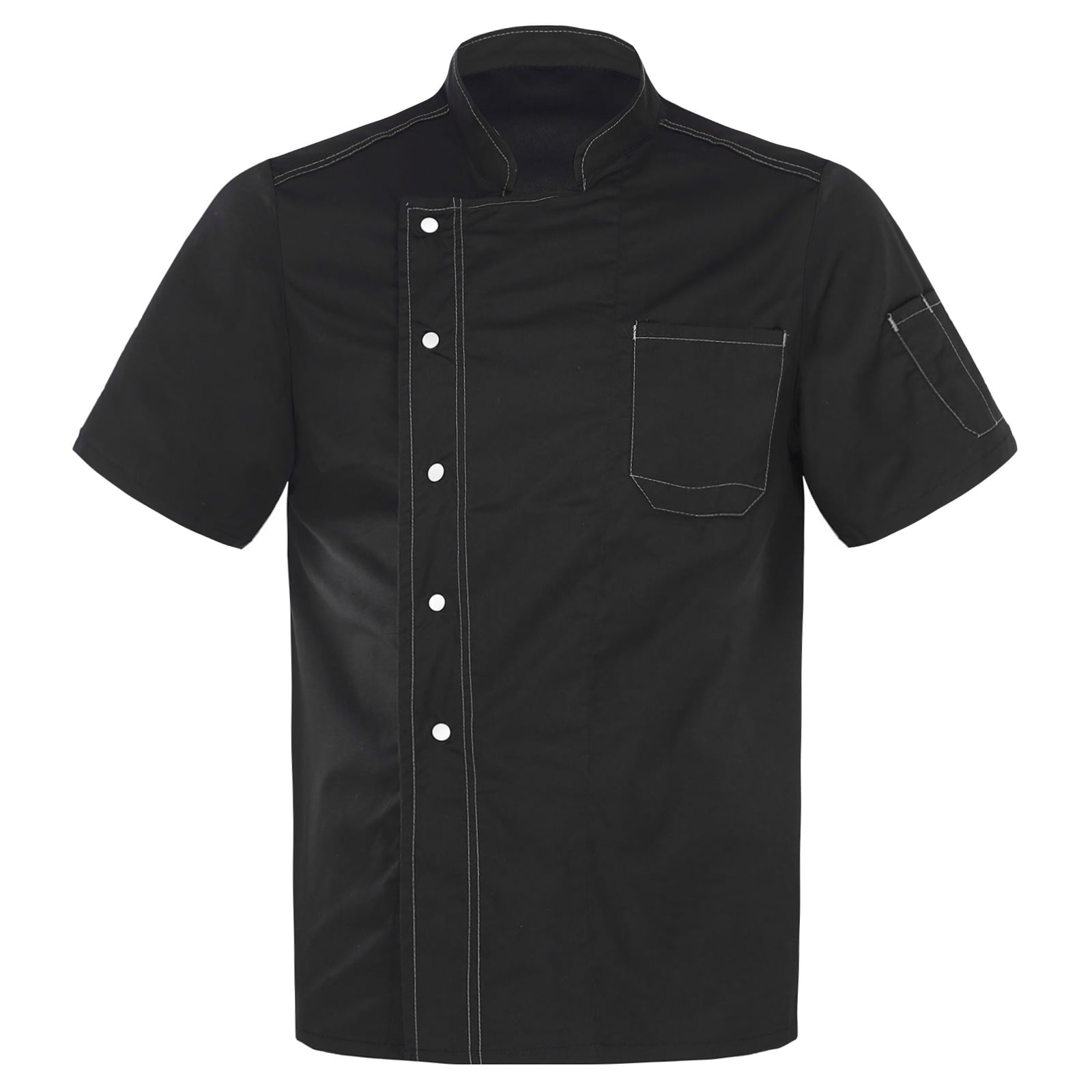 Alvivi Men Women Chef Jacket Kitchen Work Uniform Coats Restaurant ...