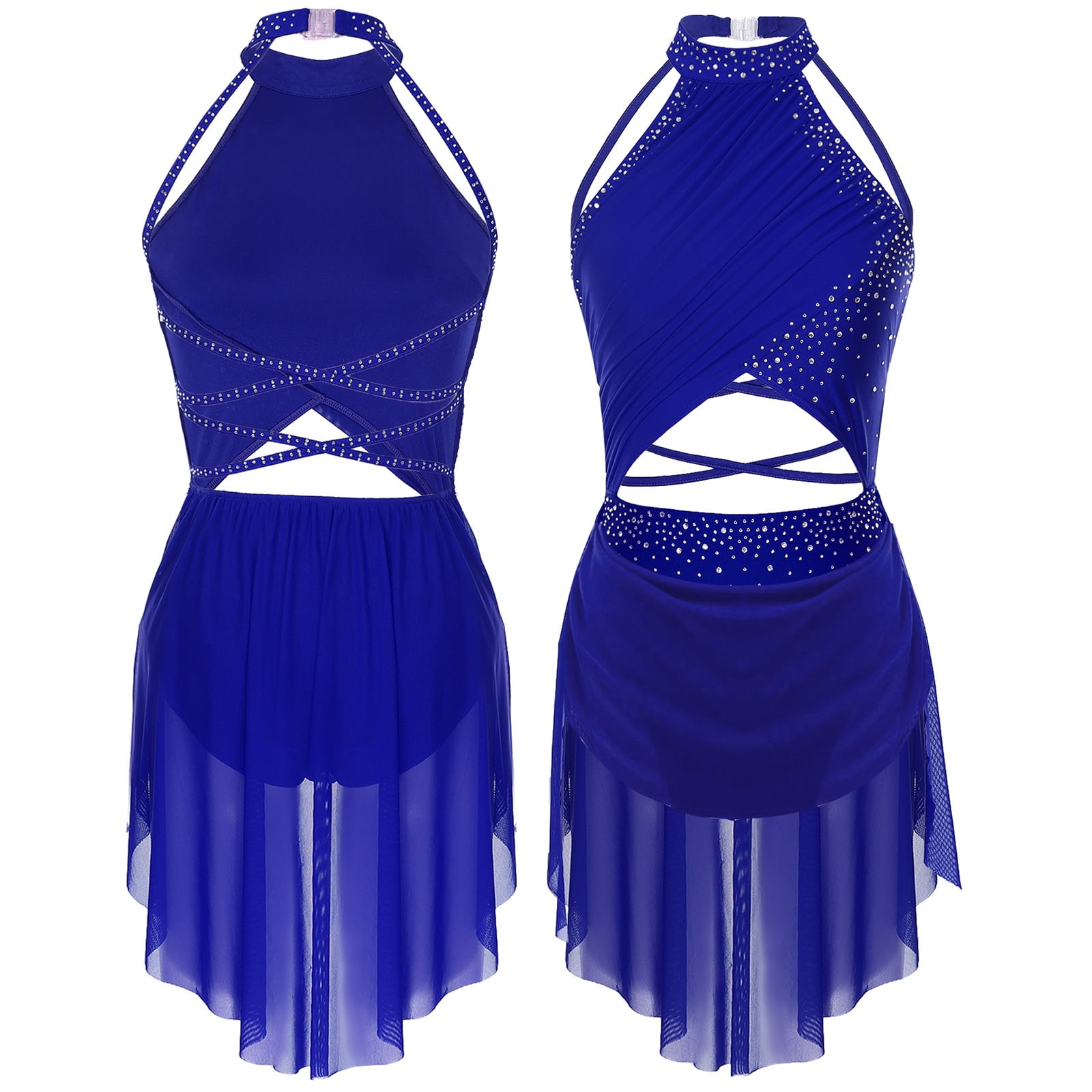 Alvivi Women Lyrical Dance Costume Contemporary Dancing Dress Flowy ...