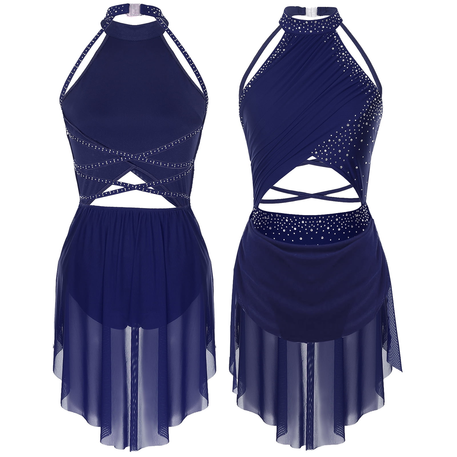 Alvivi Women Lyrical Dance Costume Contemporary Dancing Dress Flowy ...
