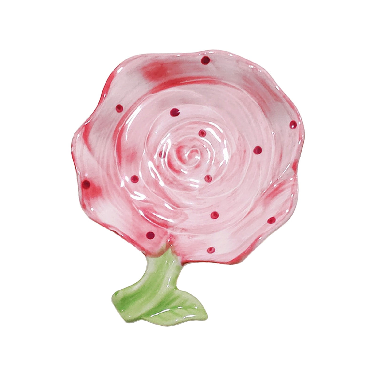 Alvkcefs Flower Ceramic Soap Box Creative Hotel Toilet High End Drain ...