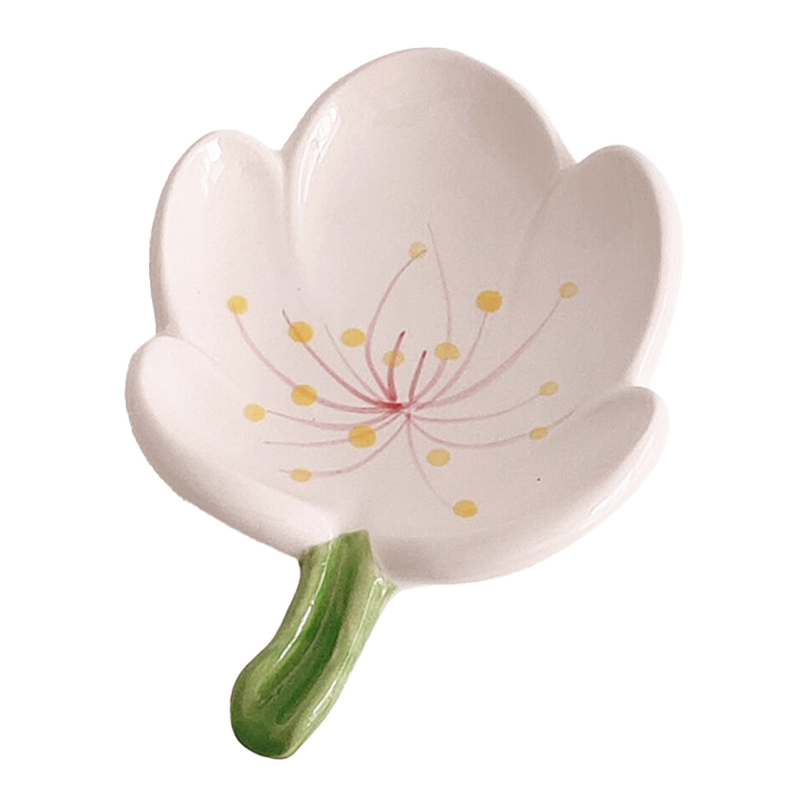 Alvkcefs Flower Ceramic Soap Box Creative Hotel Toilet High End Drain ...