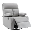 Alwalue Small Rocking Recliners Chair with Adjustable Footrest for ...