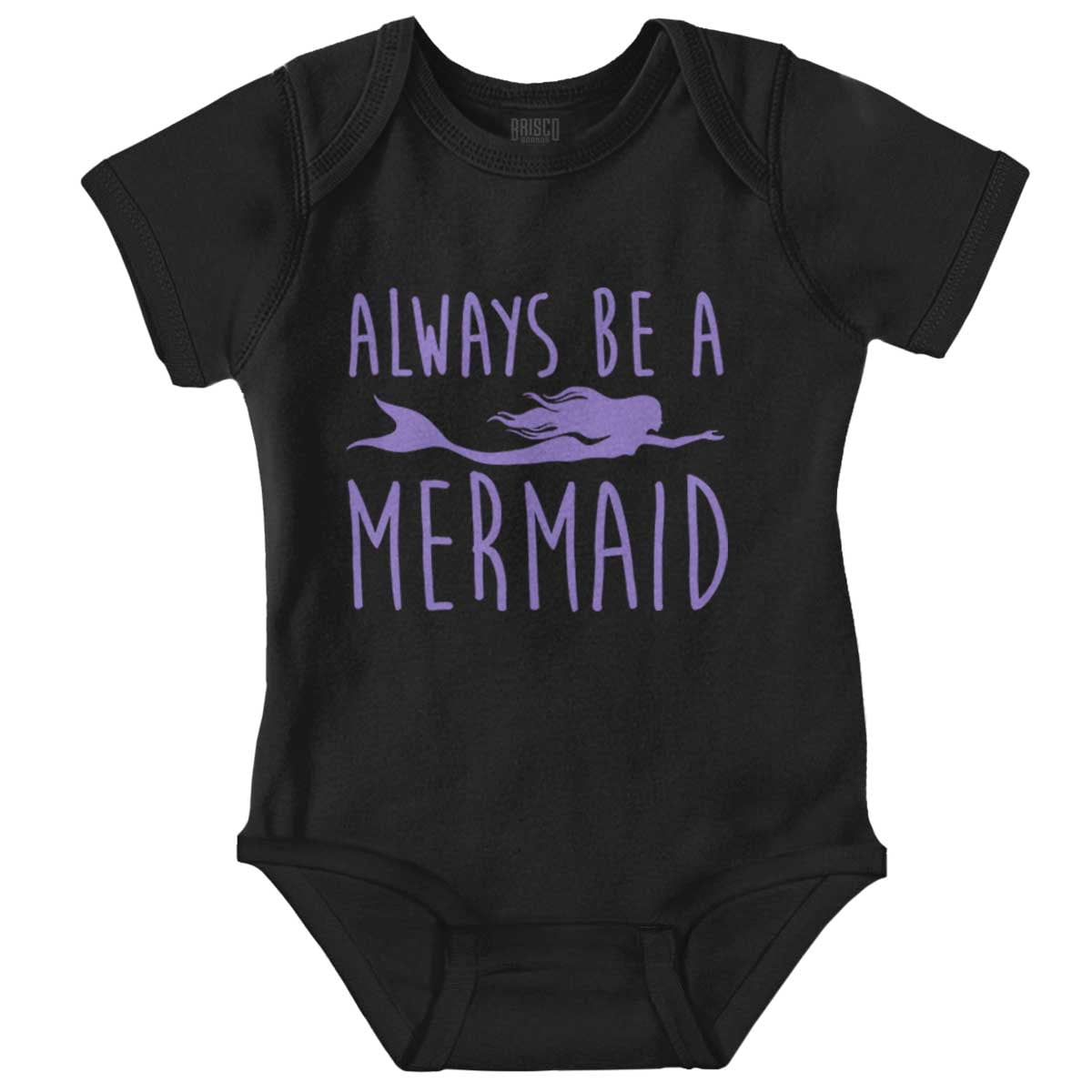 Always Be a Mermaid Cute Beach Day Bodysuit Jumper Girls Infant Baby ...