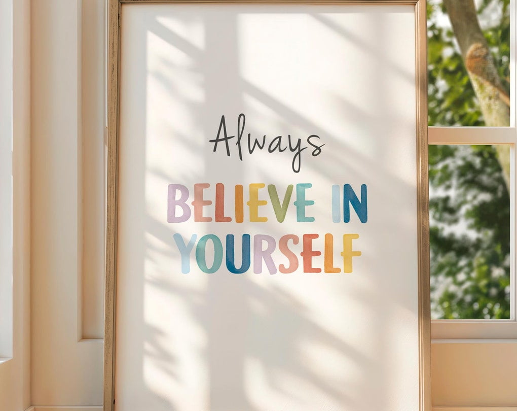Always Believe In Yourself, Positive Affirmation, Growth Mindset ...