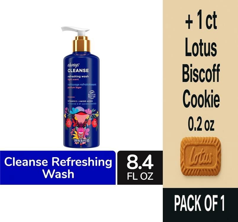 Always CLEANSE Refreshing Wash Lightly Scented 8.4 fl oz - Pack of 1 ...