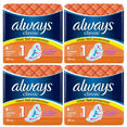 Always Classic Normal Size 1 Regular Absorbency Unscented with Wings ...