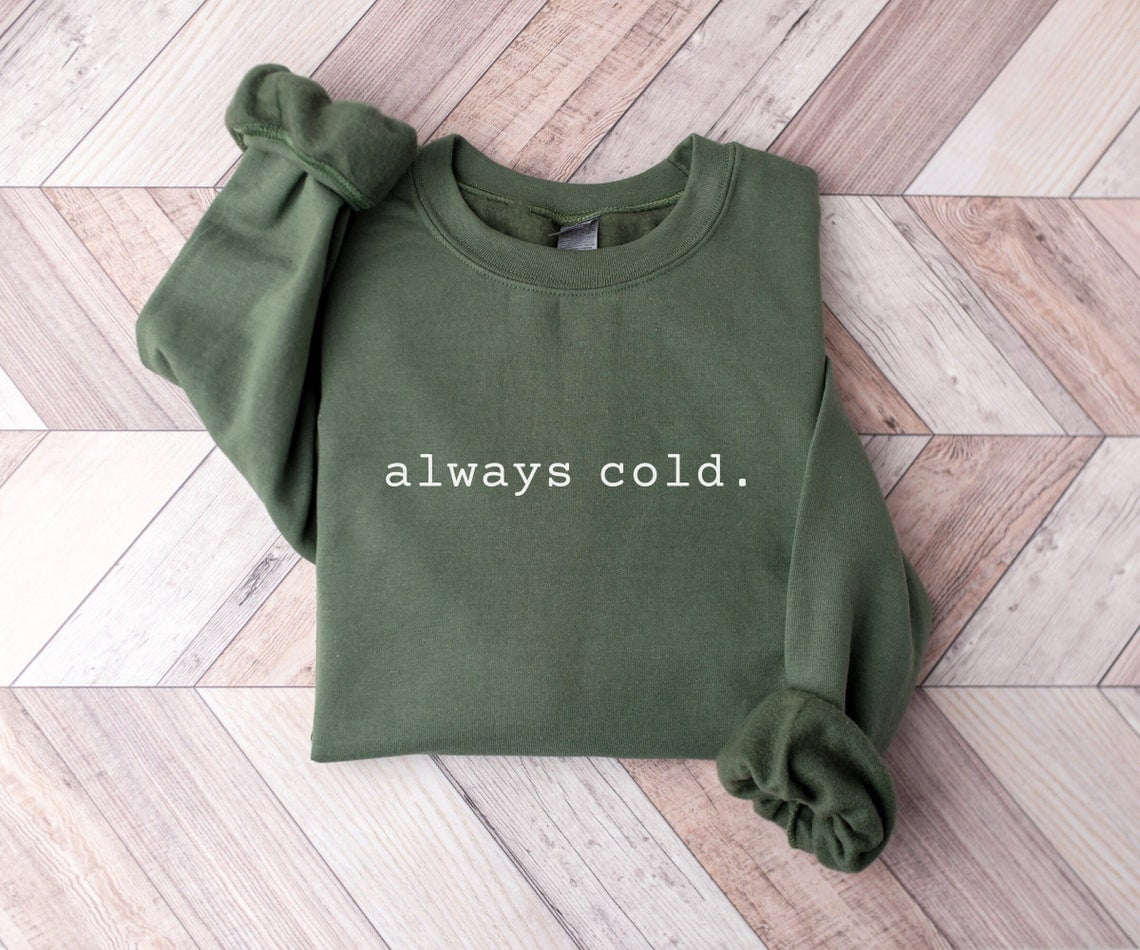 Always Cold , Minimal Occasion Sweater, Always Cold Sweater, Oversized ...