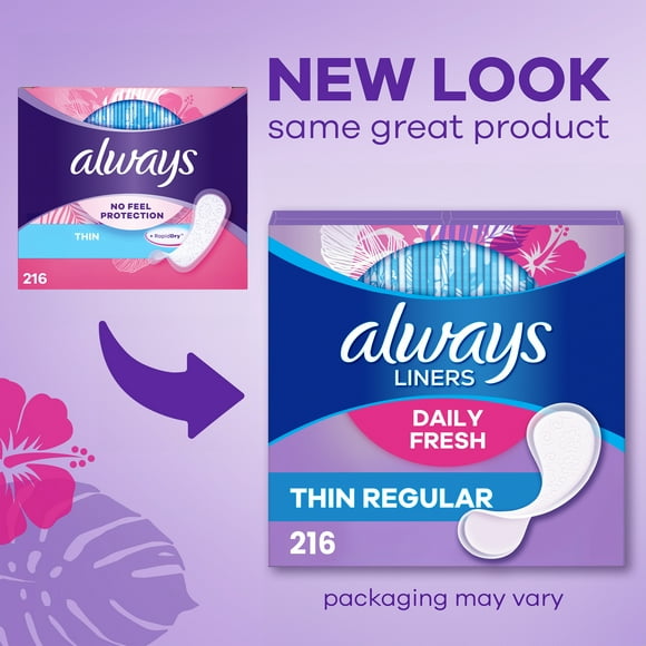 Always Panty Liners in Always - Walmart.com