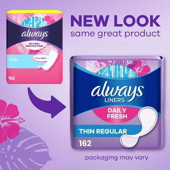Always Panty Liners in Always - Walmart.com