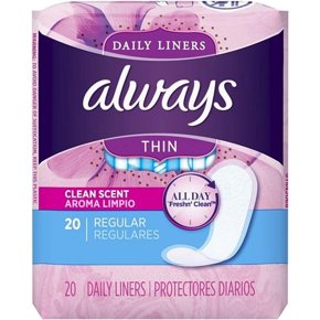 Always Panty Liners in Always - Walmart.com