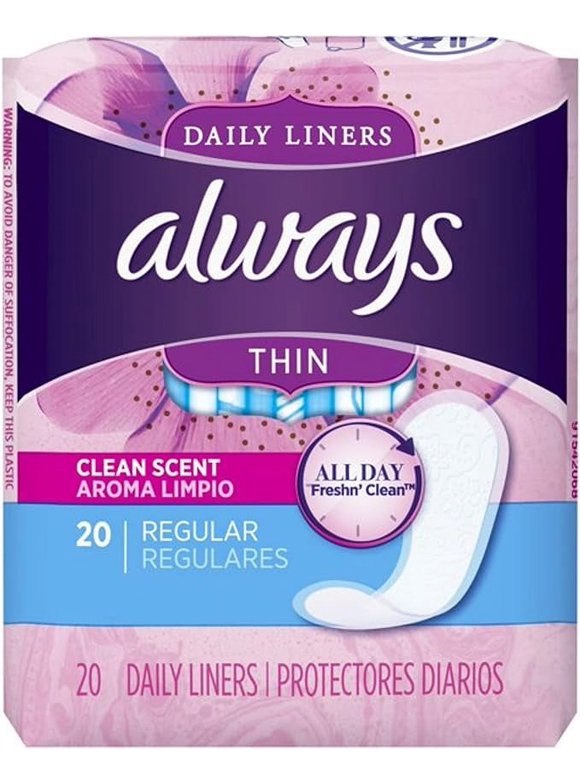 Always Panty Liners in Always - Walmart.com