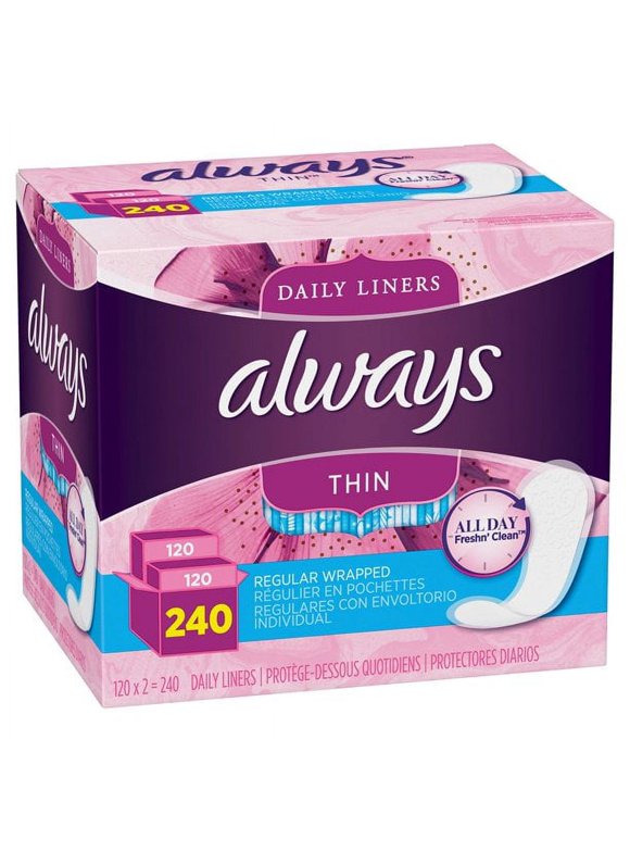Always Panty Liners in Always - Walmart.com