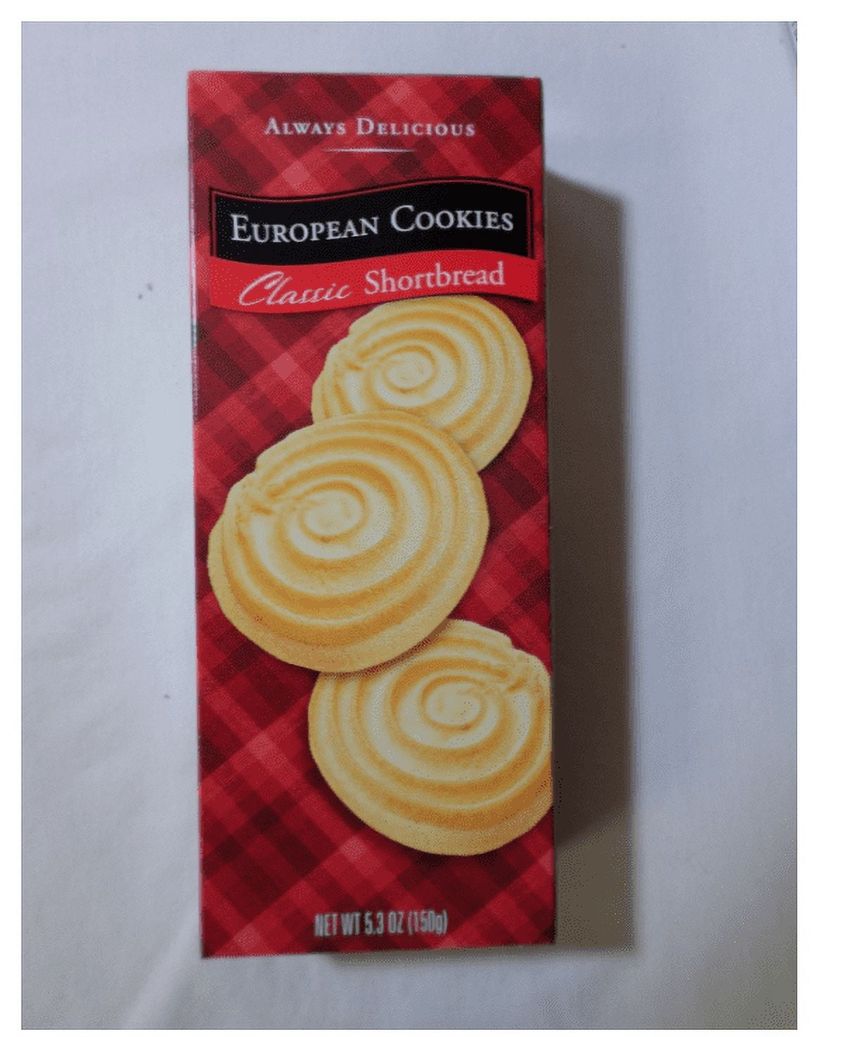 Always Delicious European Cookies, Classic Shortbread, 3 Packs of 5.3 ...