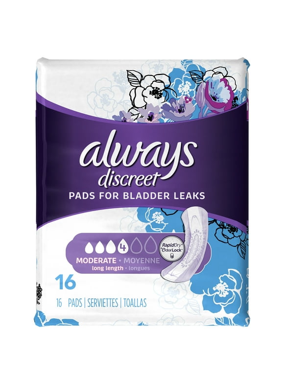 Always Discreet Pads in Always Discreet - Walmart.com