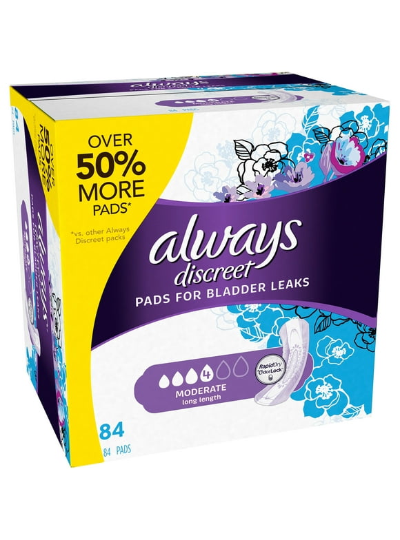 Always Discreet Pads in Always Discreet - Walmart.com