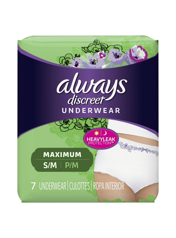 Always Discreet Underwear in Always Discreet - Walmart.com