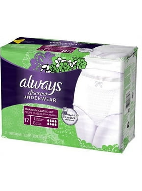 Always Discreet Underwear in Always Discreet - Walmart.com