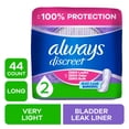 Always Discreet Incontinence Panty Liners for Bladder Leaks, Size 2 ...