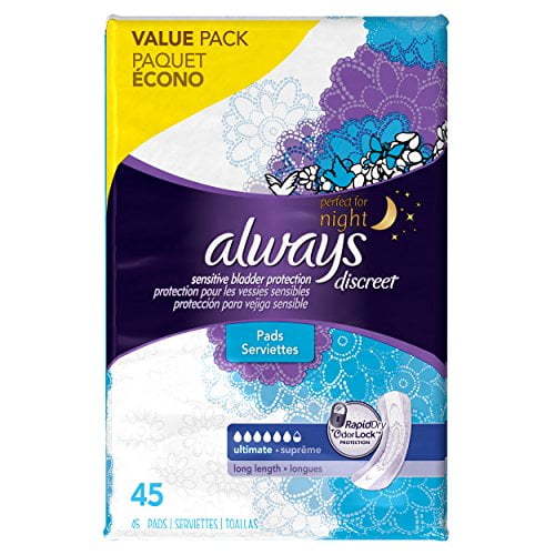 Always Discreet Pads in Always Discreet - Walmart.com