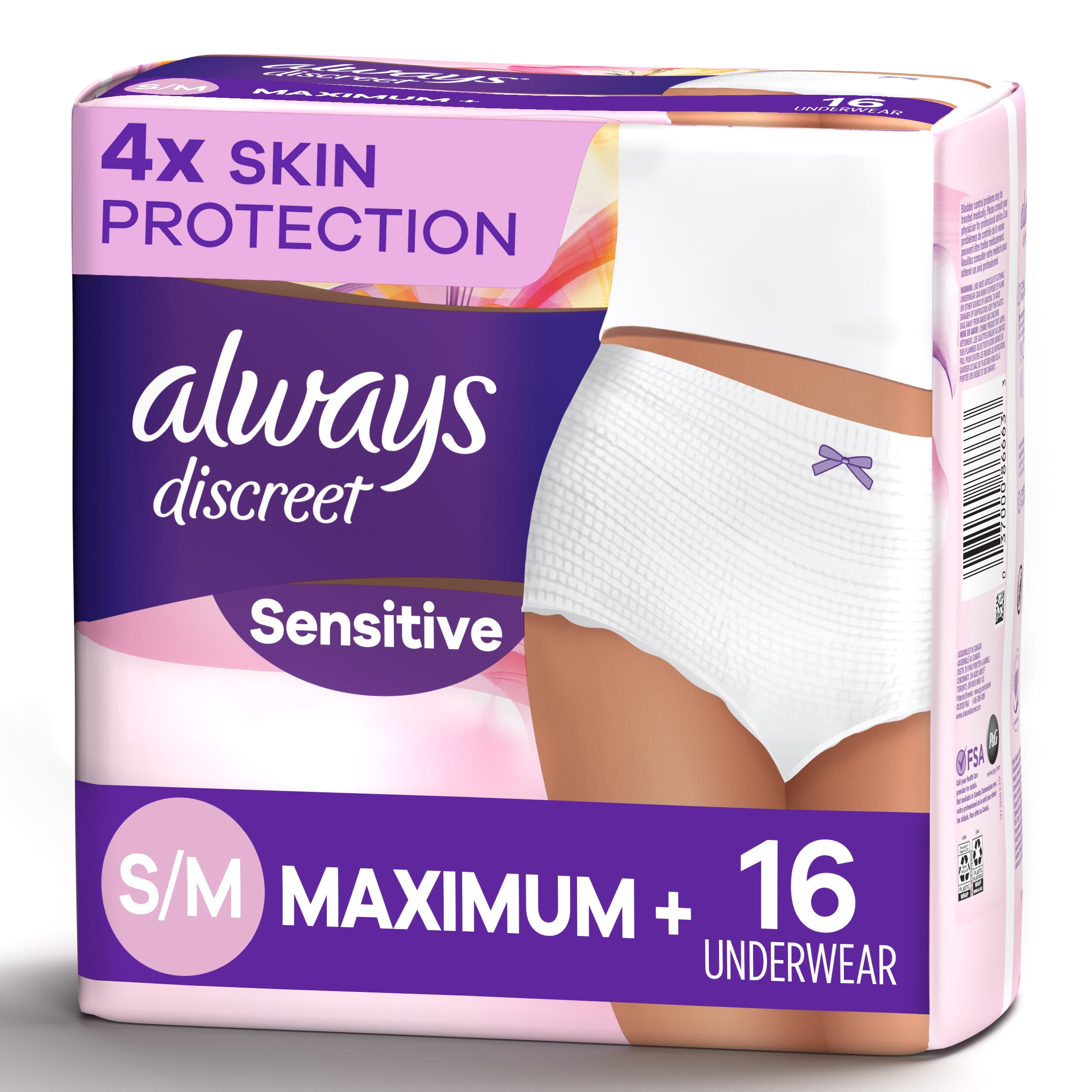 Free Shipping! Always Discreet Sensitive Postpartum Incontinence ...